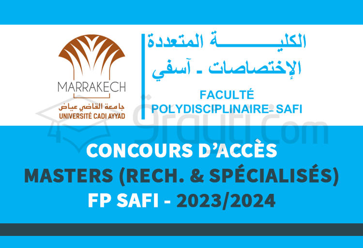 Concours Masters de FP Safi 2023-2024 - 9rayti.Com